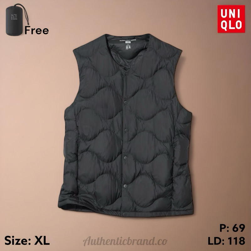 Jual UNIQLO Vest Ultralight Down | Rompi Ultralight Down Uniqlo | Rompi ...