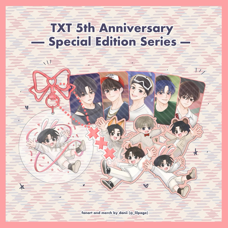 Jual TXT — Debut 5th Anniversary || special fanmerch by danii | Shopee ...