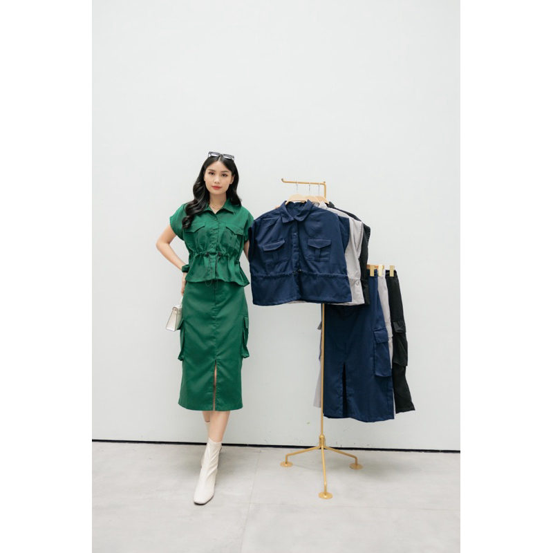 Jual Zelda Cargo Skirt Set [PREMIUM] | Shopee Indonesia