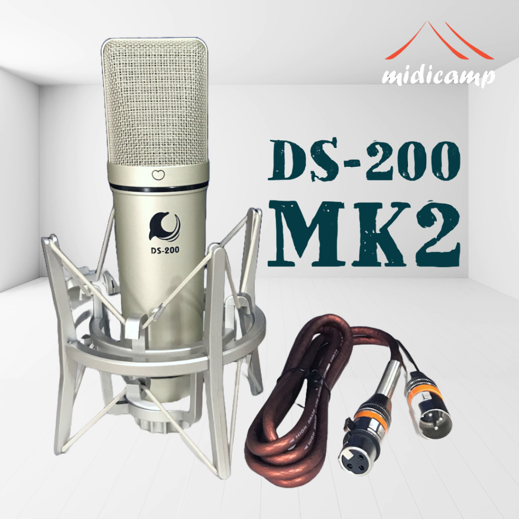 Jual Microphone Condenser Dolphin Sound DS-200 DS 200 MK2 | Shopee ...