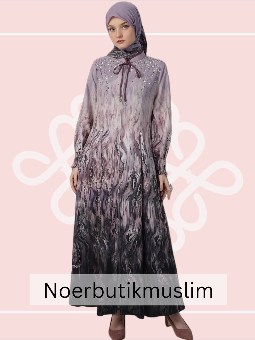 Jual Hikmat Fashion Original A6682-04 abaya hikmat noerbutikmuslim ...