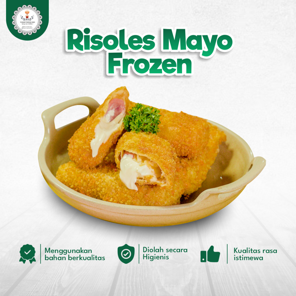 Jual Risol Mayo Frozen Food Risoles Mayones Mayonaise Telur Sosis Isi ...