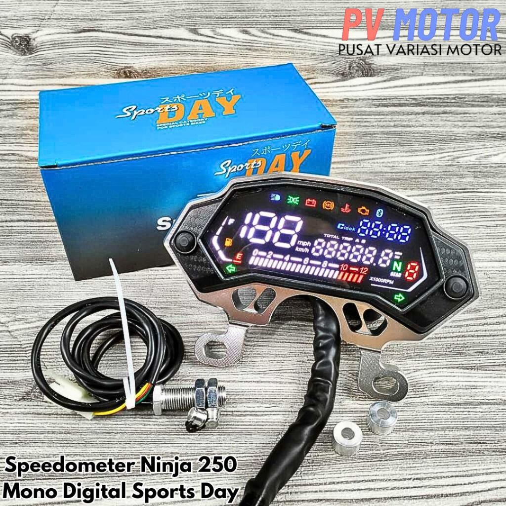 Jual Speedometer Ninja Mono Full Digital Spido Ninja Mono 250 FI Full ...