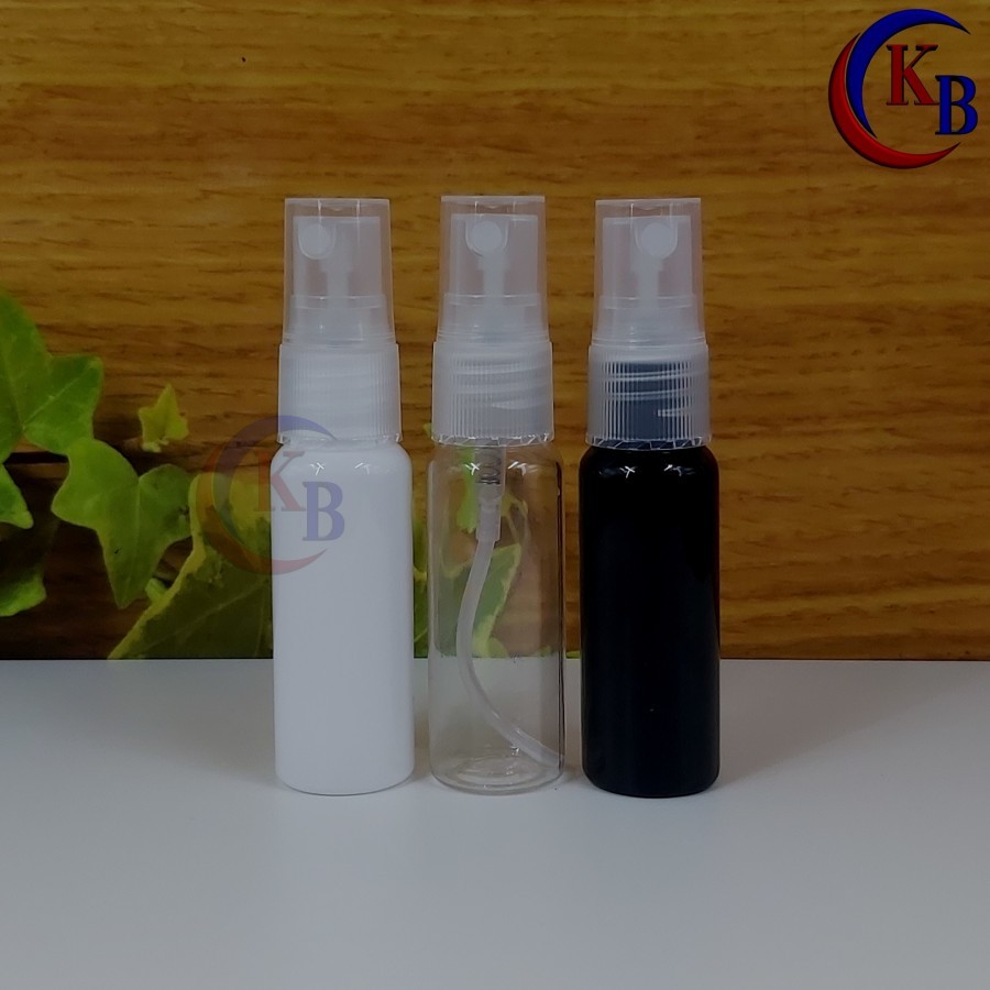 Jual BOTOL SPRAY 20 ML CLEAR / BOTOL PLASTIK BR 20ML NECK 18 | Shopee ...