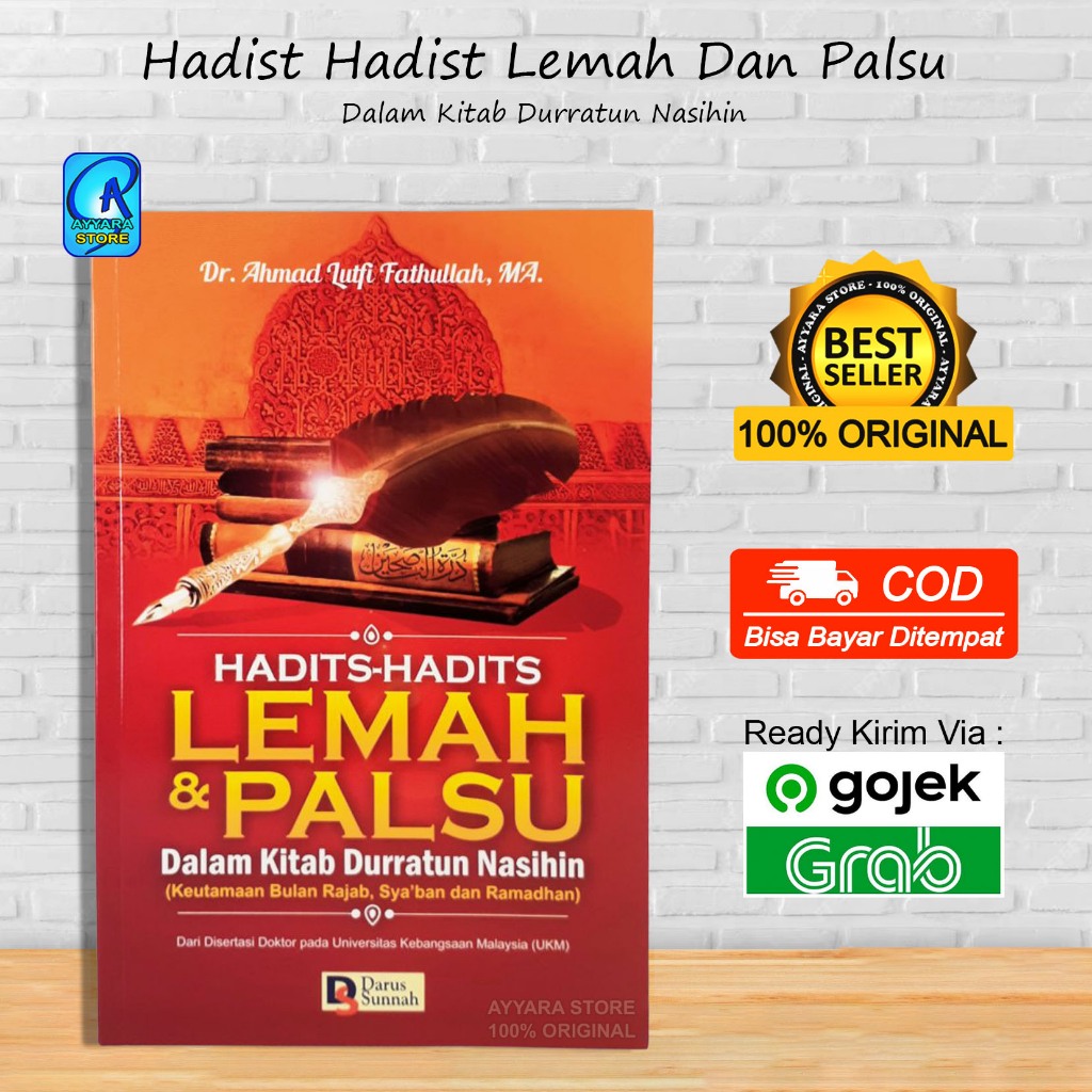 Jual Hadits Hadits Lemah dan Palsu - Dalam Kitab Durratun Nasihin - Dr ...