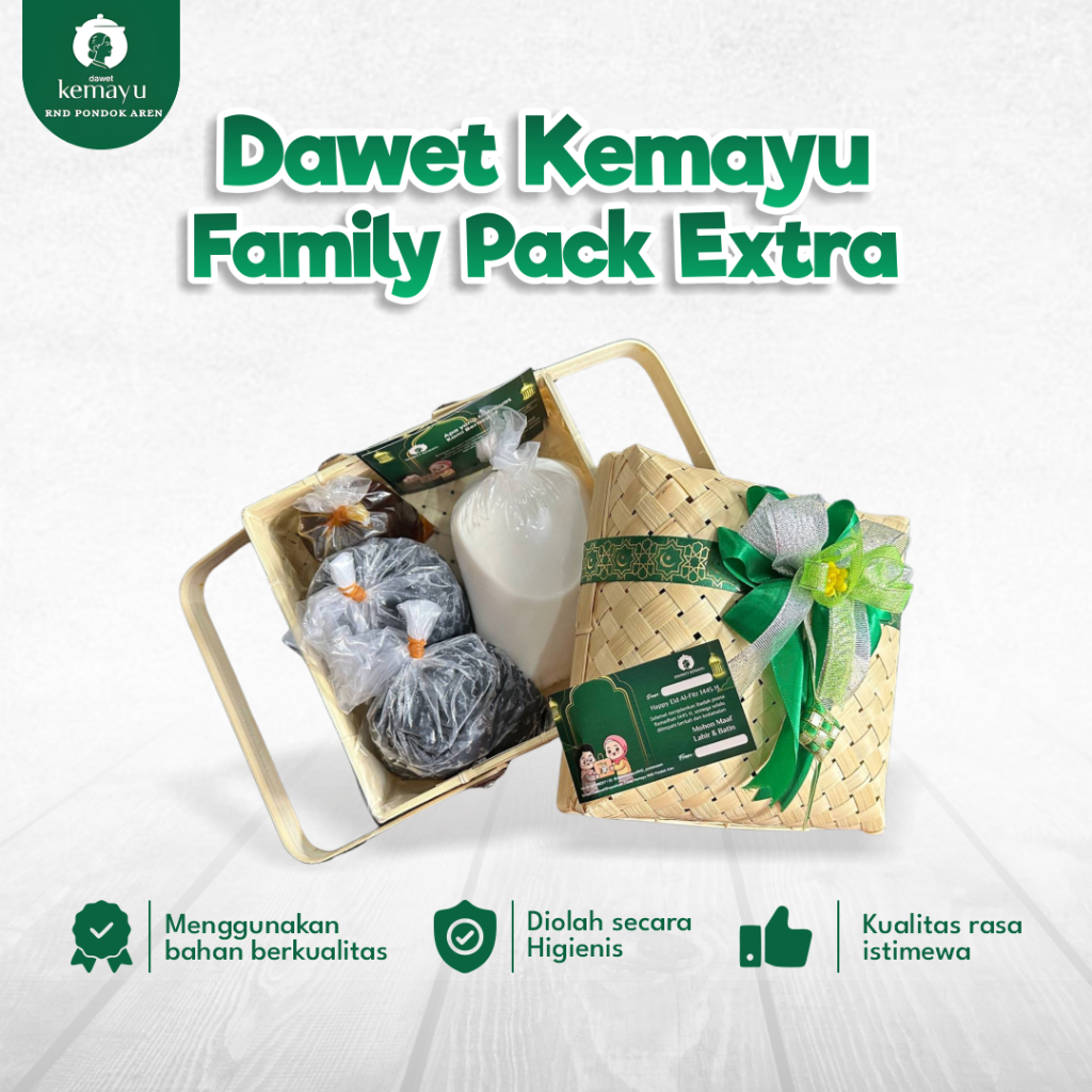 Jual Dawet Ireng Kemayu Family Pack Extra Es Cendol Hitam Untuk 6 ...