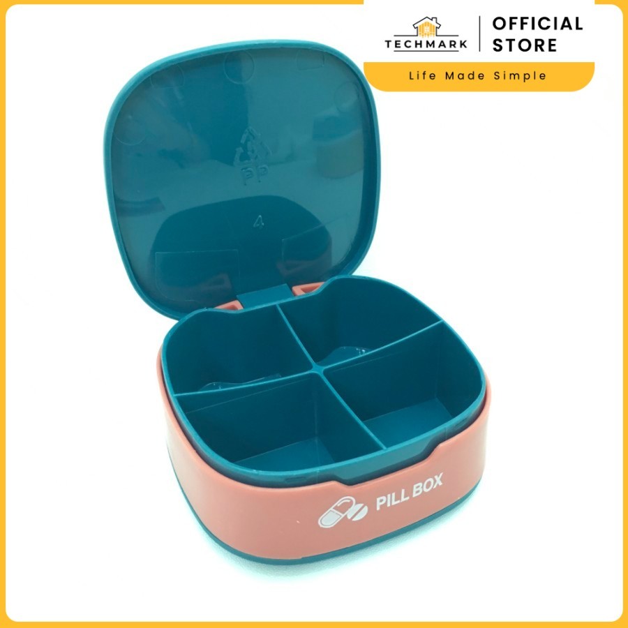 Jual Kotak Tempat Penyimpanan Obat Vitamin Harian Travel Medicine Daily ...
