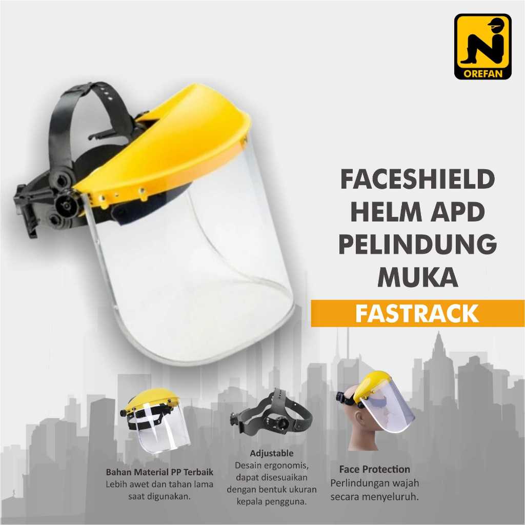 Jual FACESHIELD APD / FACE SHIELD SAFETY K3 | Shopee Indonesia