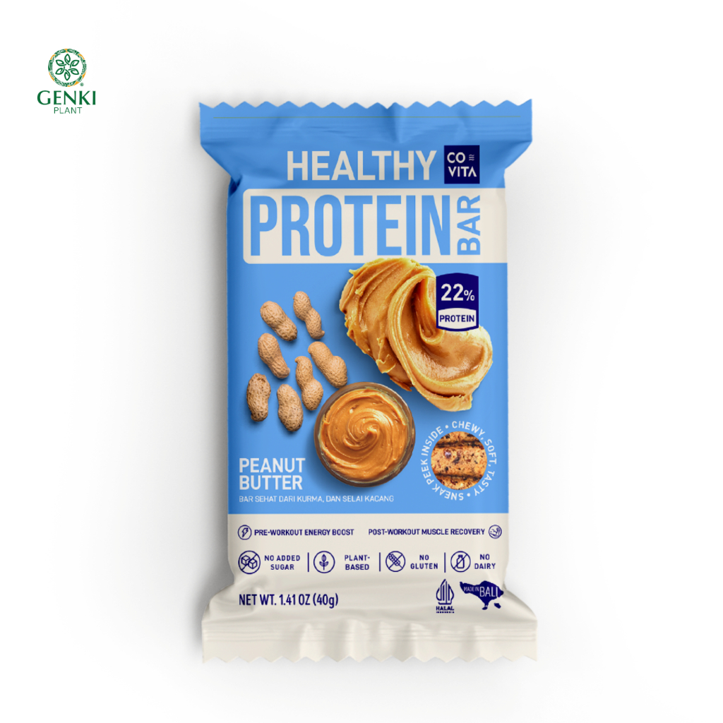 Jual Covita Healthy Protein Bar Peanut Butter - 40 g | Shopee Indonesia