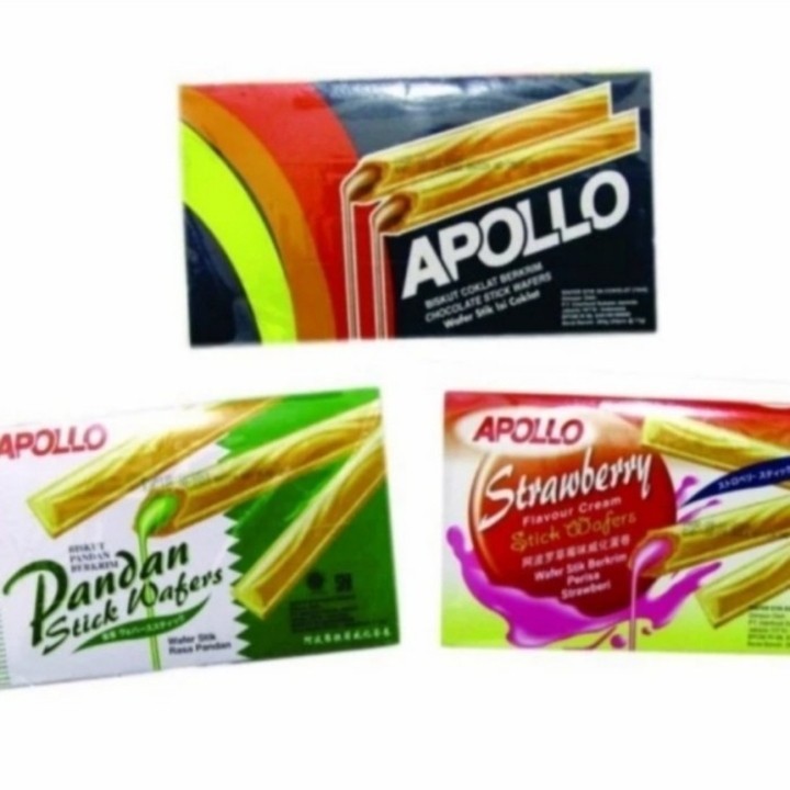 Jual APOLLO WAFER STICK 1 box isi 24 pcs All Variant | Shopee Indonesia