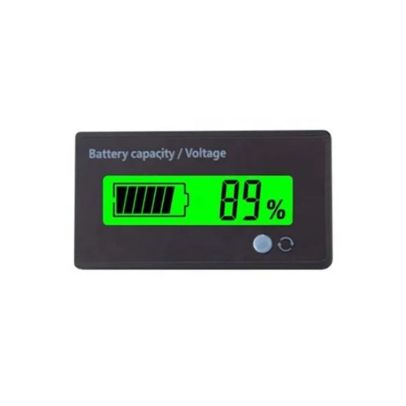 Jual READY STOCK! Voltmeter Indikator Kapasitas Baterai Asam Timbal 12V-84V dengan Monitor LCD ...