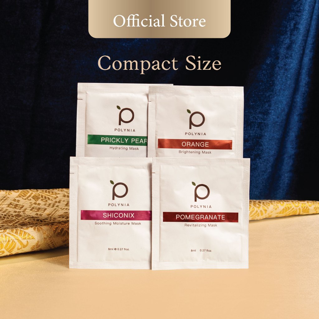 Jual POLYNIA | Compact Size Face Mask | Mencerahkan | Anti Aging ...
