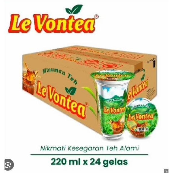 Jual Levontea Levonti Lemonti Teh Gelas Manis 220ml ( 1 dus isi 24 ...