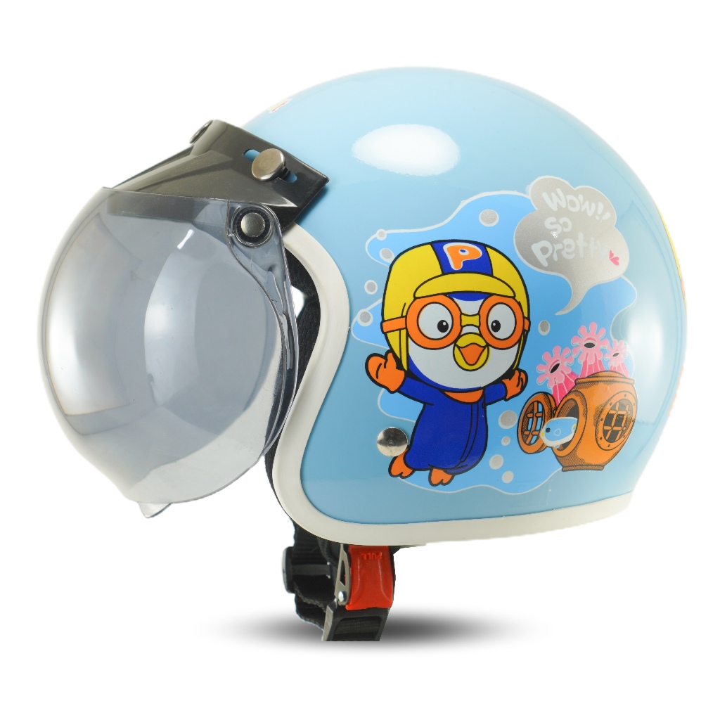 Jual Helm Anak BIP PLAST Helm anak retro bagus karakter motif lucu sni ...
