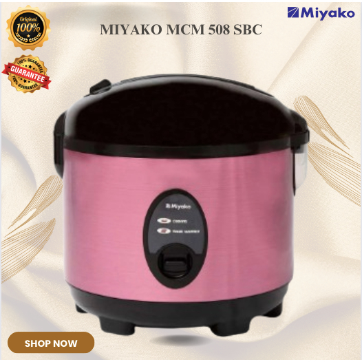 Jual MIYAKO RICE COOKER MCM 508 SBC MAGIC WARMER PLUS 1.8Liter ...