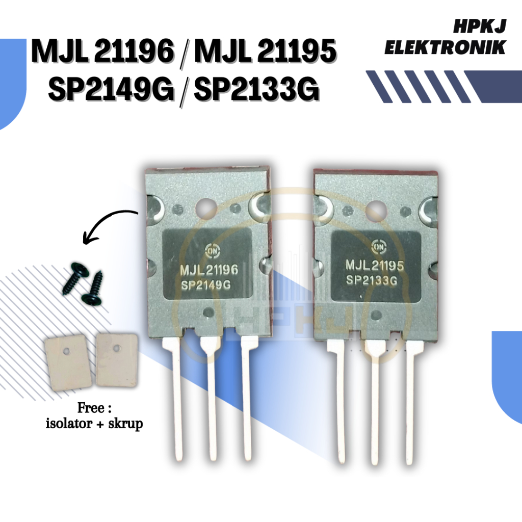 Jual TRANSISTOR POWER MJL21195 MJL21196 MJL 21195 21196 | Shopee Indonesia