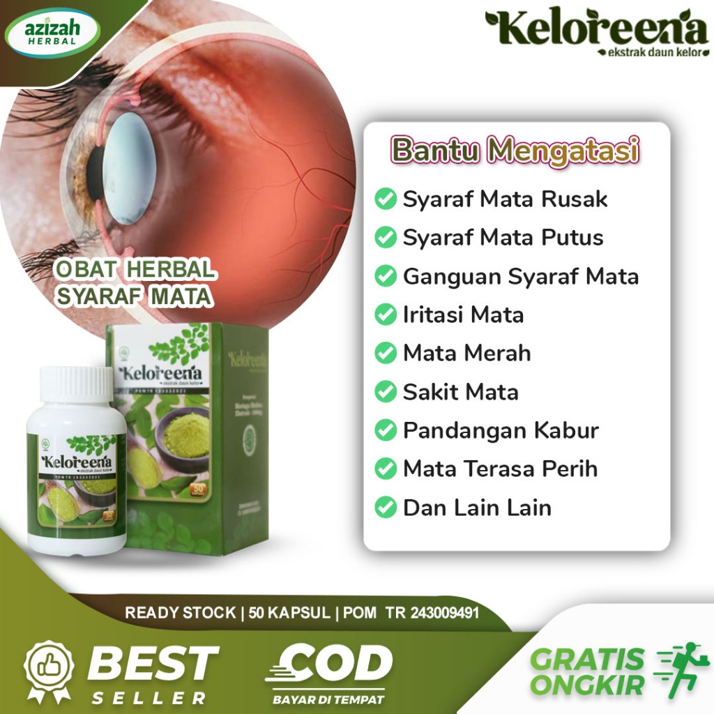 Jual Obat Saraf Mata Rusak Putus Gangguan Penglihatan Menurun Iritasi ...