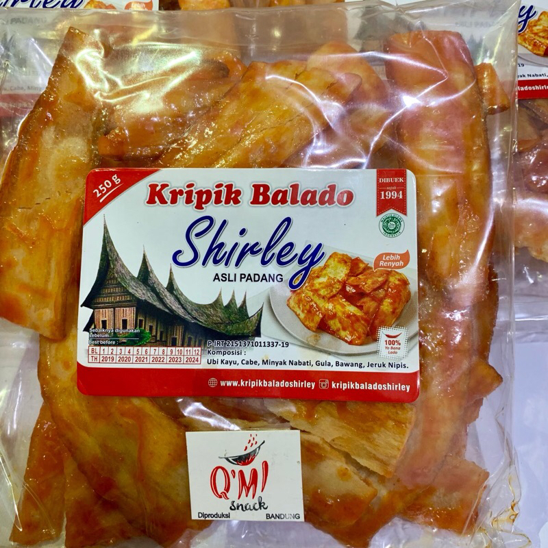 Jual keripik singkong balado padang shirley | Shopee Indonesia