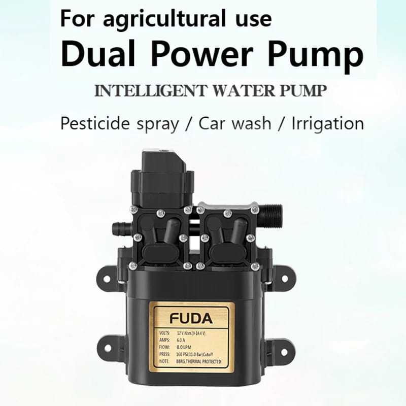 Jual POMPA AIR HIGH PRESSURE DOUBLE PUMP DC 12 VOLT | Shopee Indonesia