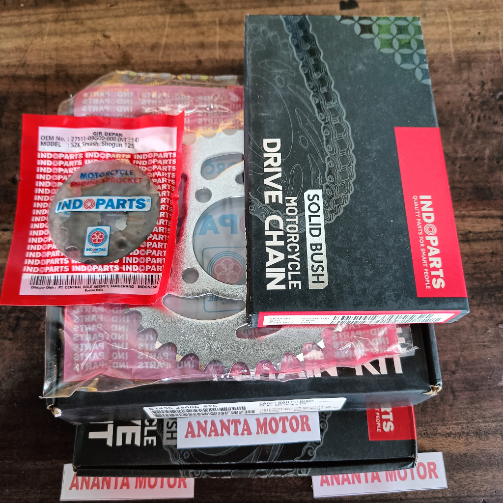 Jual N INDOPART GIR PAKET SHOGUN 125 SMASH INDOPART GERSET SMASH SHOGUN ...