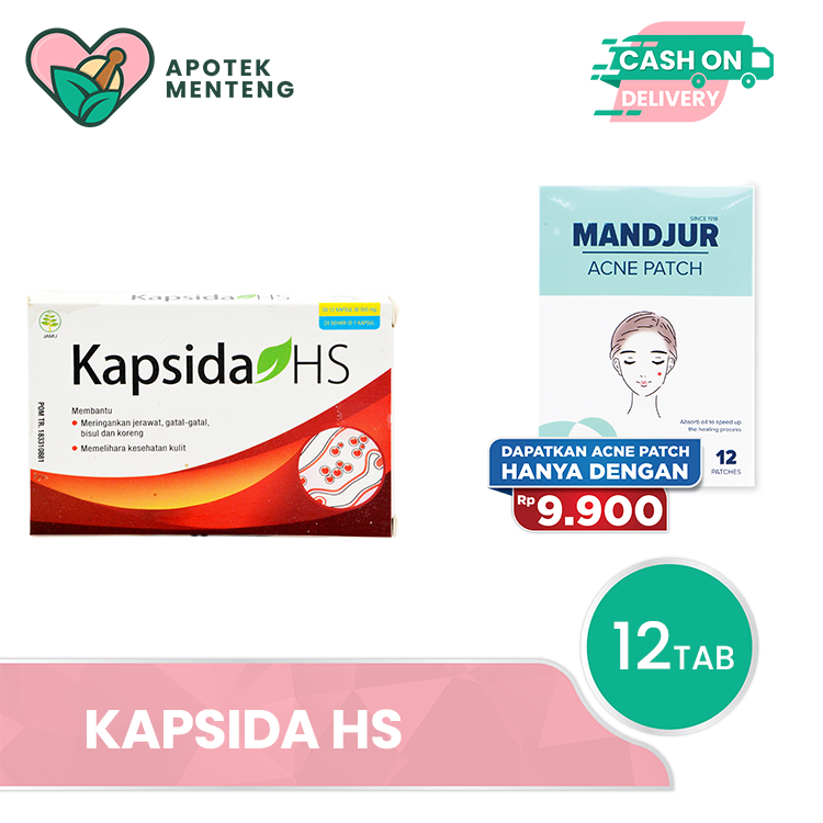 Jual Kapsida HS 12 Kapsul - Obat Gatal dan Jerawat dengan Ekstrak ...