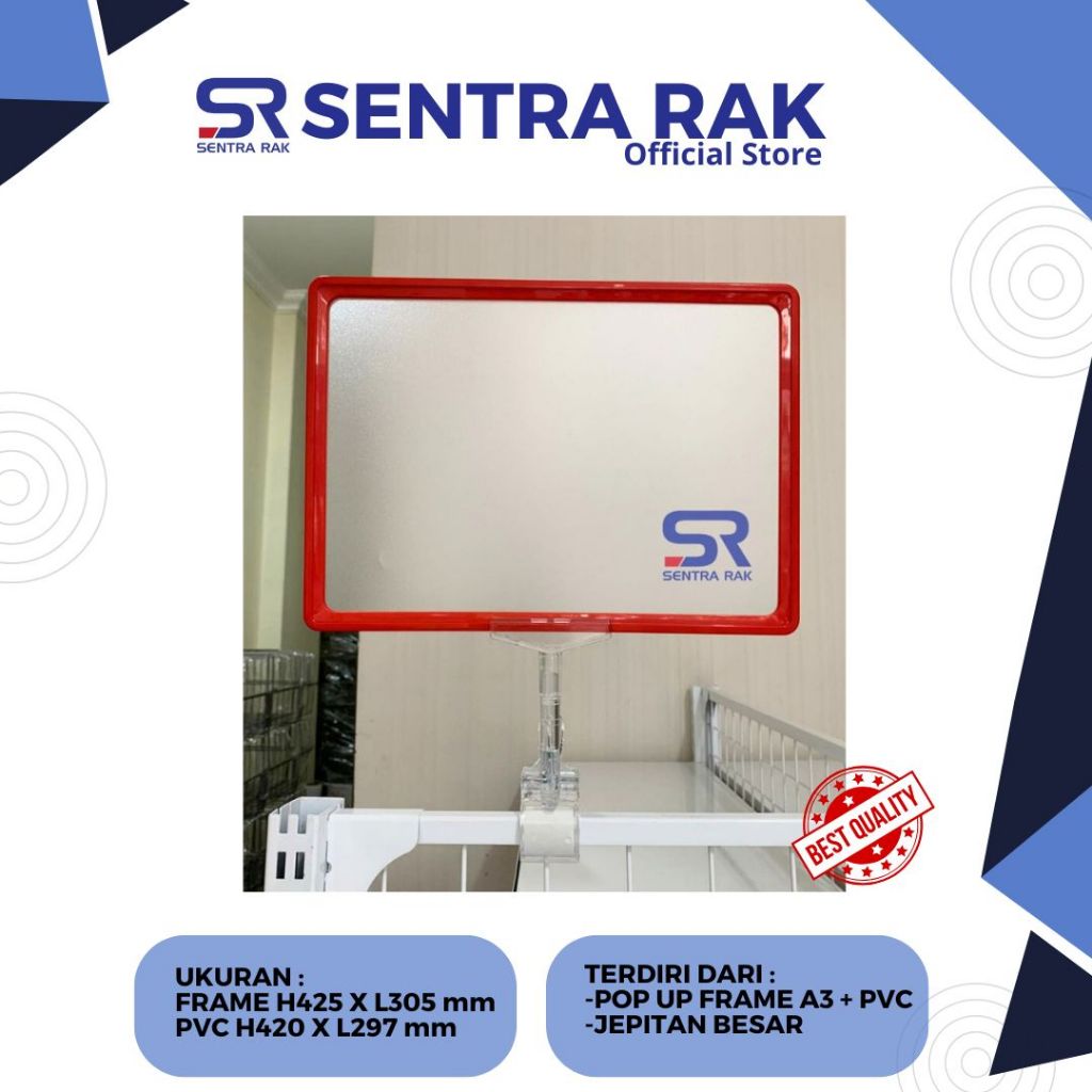 Jual Frame Promosi A3 dan Jepitan Besar - Frame Promosi Toko | Shopee ...