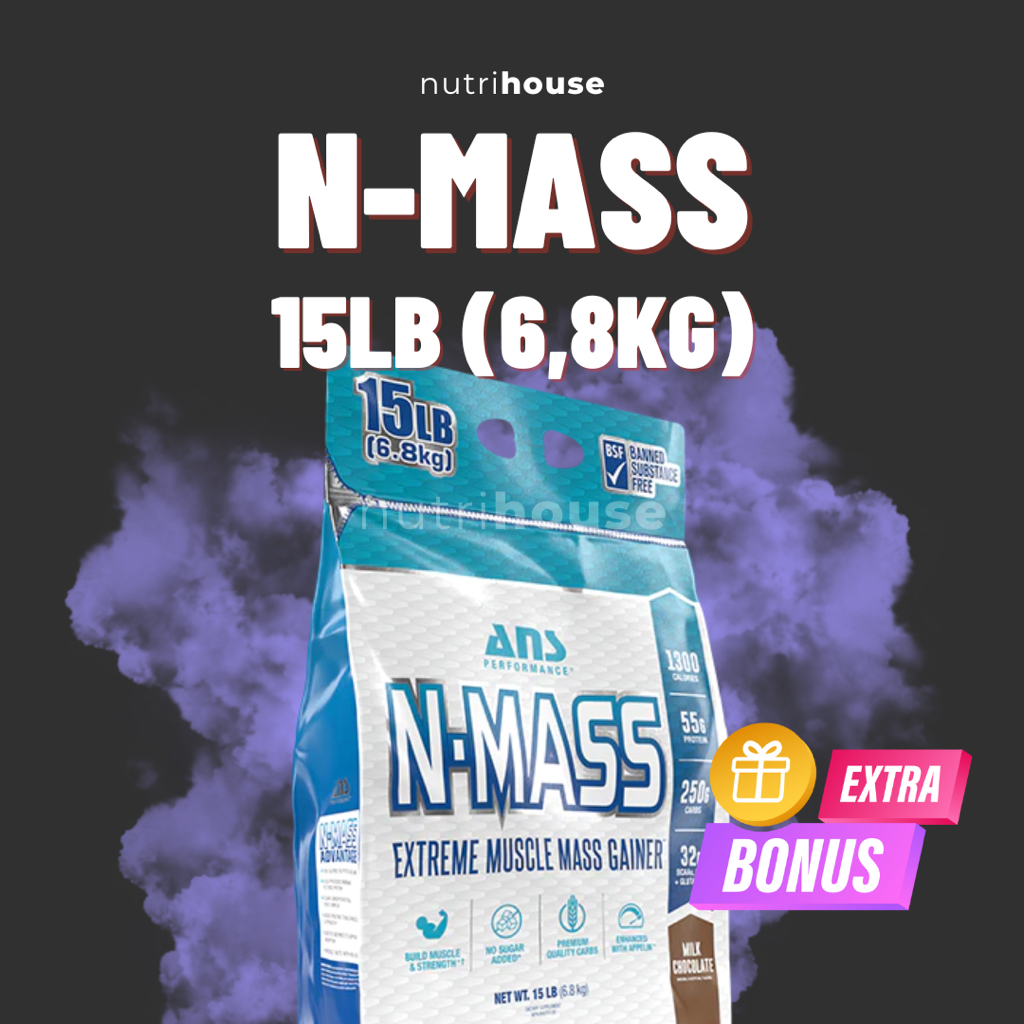 Jual ANS NMASS 15lb Mass Gainer N-MASS N MASS Whey Protein Gainer Medan ...