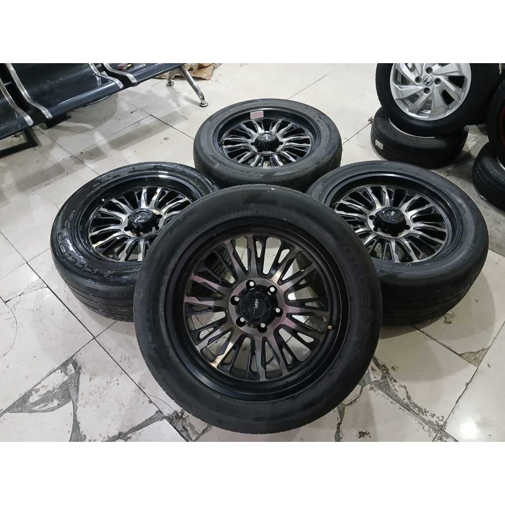 Jual VELG BEKAS FORTUNER R20 HSR MELAWAI R20X9 PCD 6X139 ET18 + BAN IOTA 285 50 R20 | Shopee ...