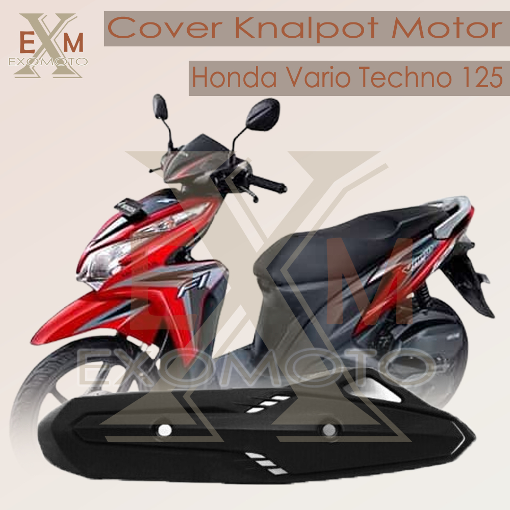 Jual Cover Knalpot Vario Techno 125 Tutup Knalpot Vario Techno 125 Anti ...