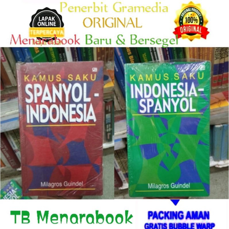Jual Paket 2 Buku Kamus Spanyol Indonesia Original | Shopee Indonesia