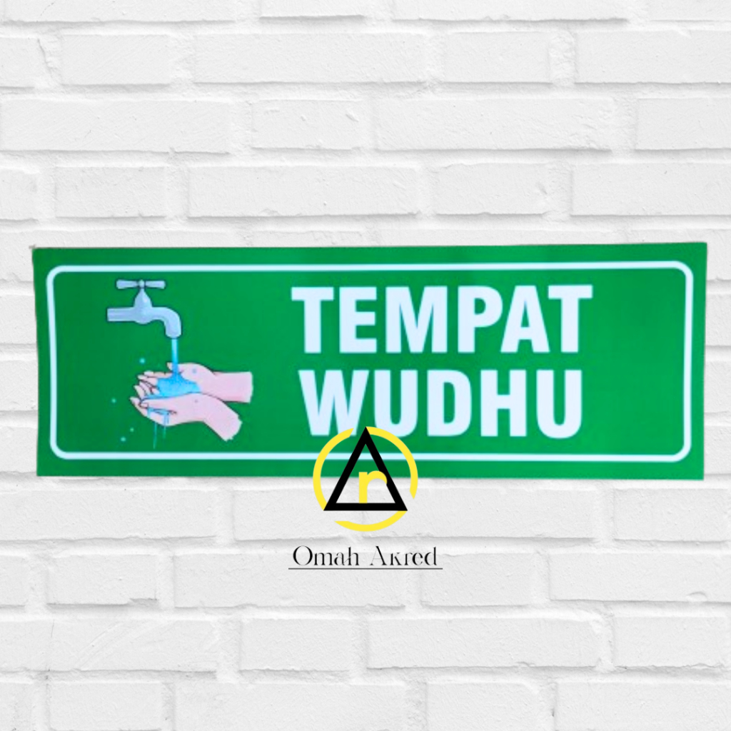 Jual Stiker Tempat Wudhu - Stiker Masjid - Toilet | Shopee Indonesia
