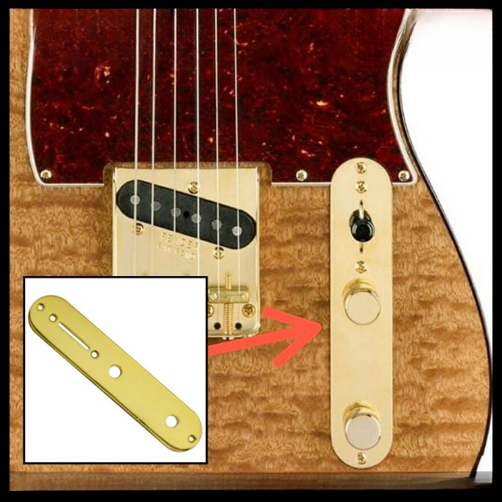 Jual Control Plate Telecaster Gold | Shopee Indonesia