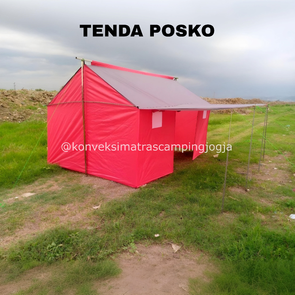 Jual Tenda Pramuka Model Posko Kap 8 sampai 10 Orang | Belum Termasuk ...