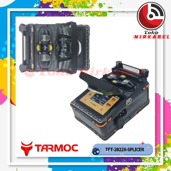Jual Tarmoc TFT-2822X-SPLICER | 6 Motor Fiber Optic Fusion Splicer Alat ...