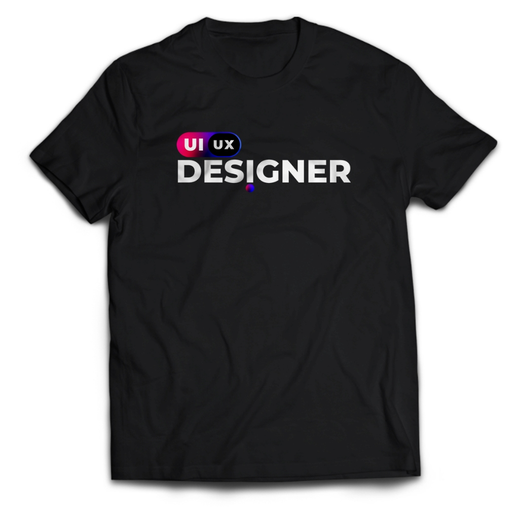 Jual Baju Kaos Distro Pria UI UX DESIGNER Dewasa Unisex | Shopee Indonesia