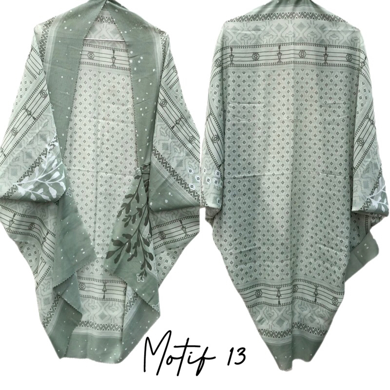 Jual (PART I) Outer scarf motif / outer scarft voal premium / outwear ...