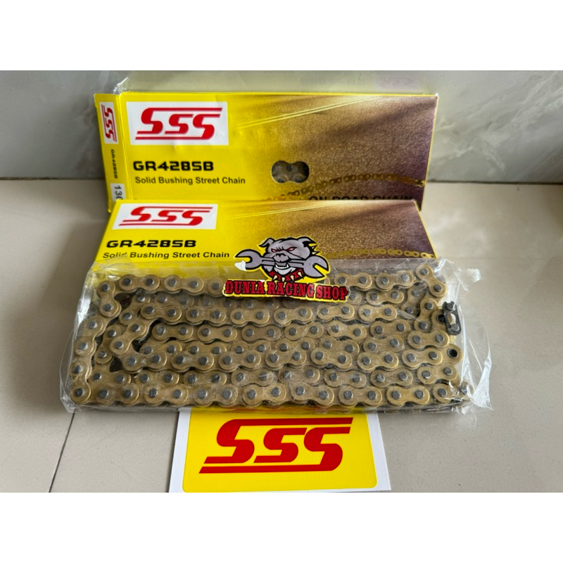 Jual Rante sss Rantai SSS 428 110 130 Gold Original SSS | Shopee Indonesia