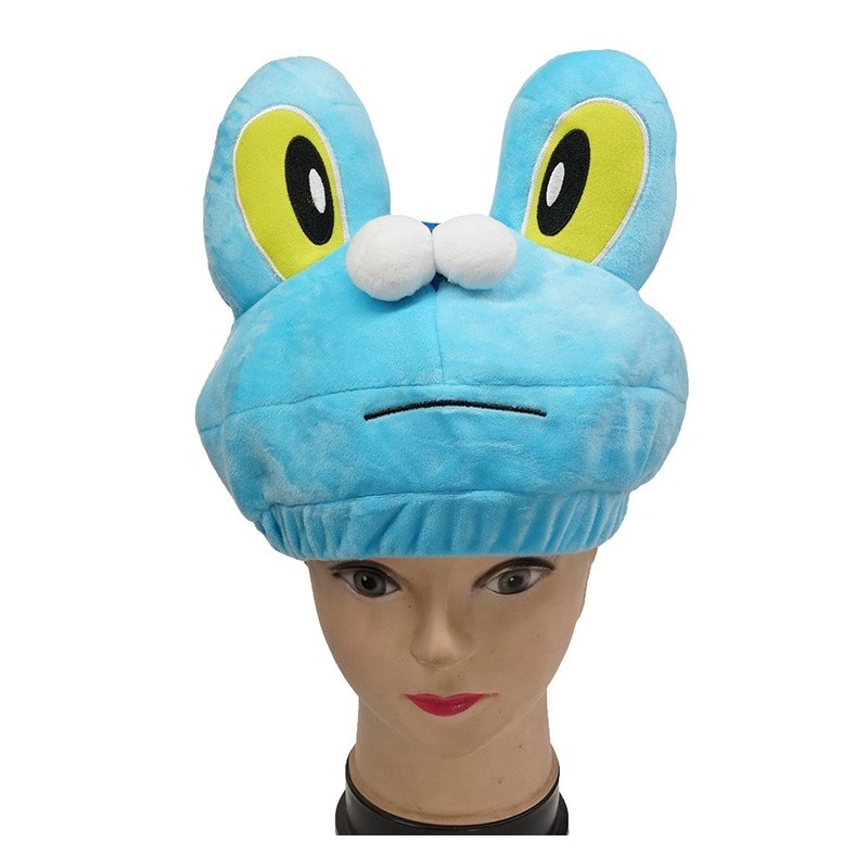 Jual Topi Froakie Topi Pokemon Hat Warm Hoodie Boneka Froakie Hat New ...