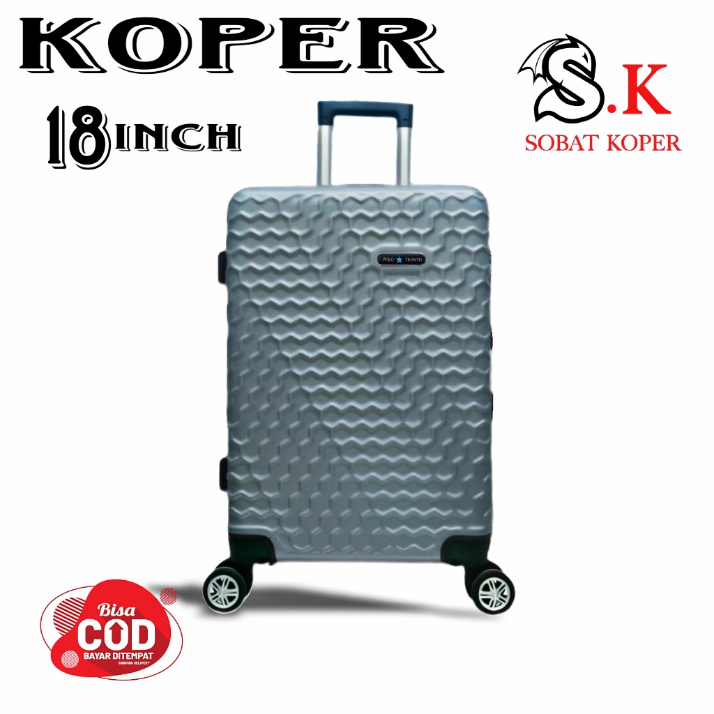 Jual SUPER SALE KOPER 605 18 INCH Koper Kabin Pesawat BISA COD, Tahan ...