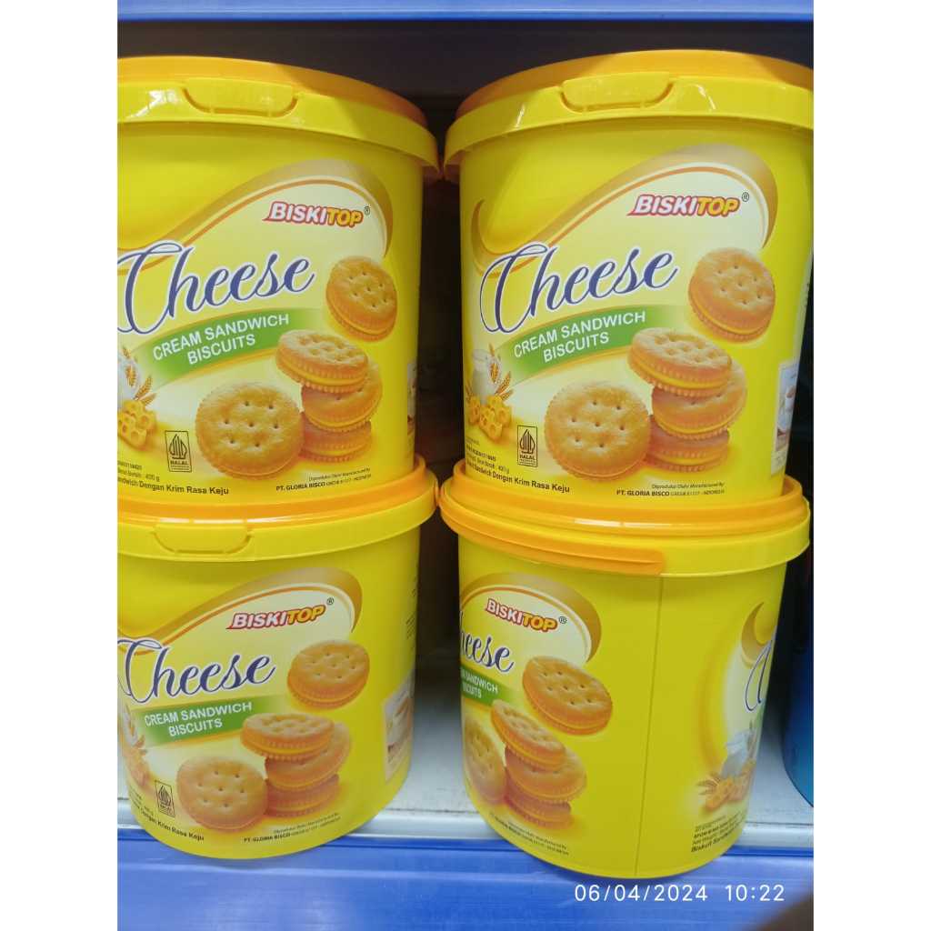 Jual BISKITOP CHEESE CREAM SANDWICH BISCUITS - EMBER BISKUIT LEBARAN ...