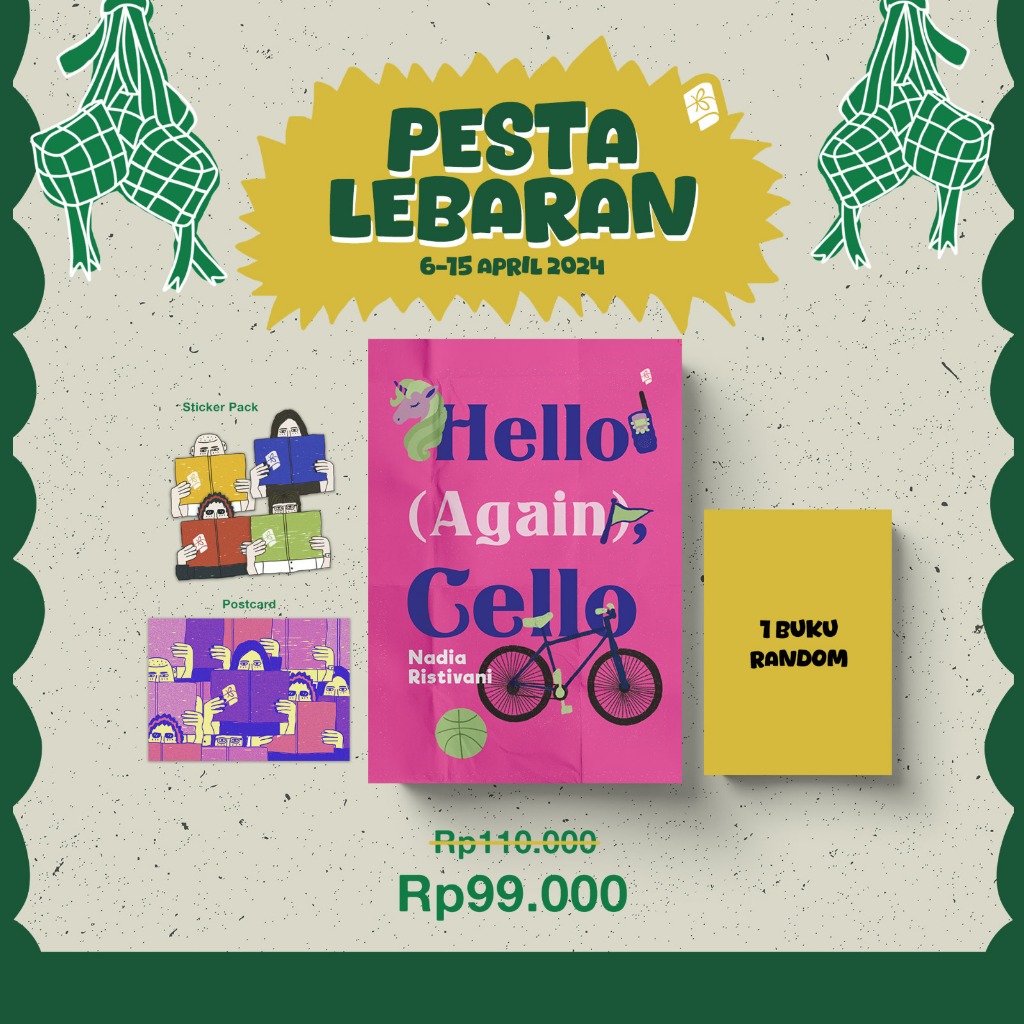 Jual Pesta Lebaran 6-15 April - Buku Novel Hello (Again), Cello ...