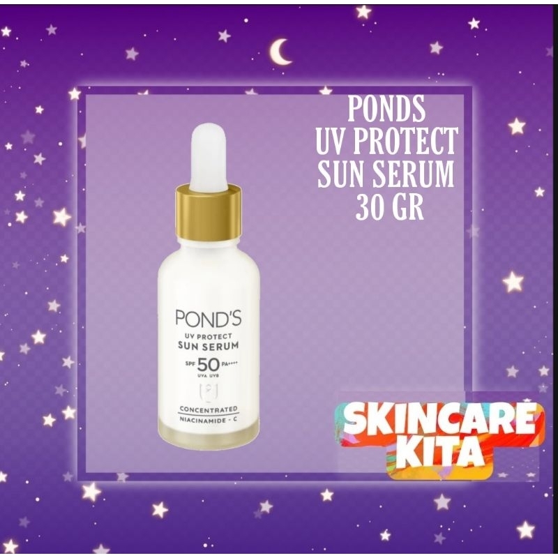 Jual Ponds UV Protect Sun Serum SPF 50 PA++++ Bottle 30 gr | Shopee Indonesia