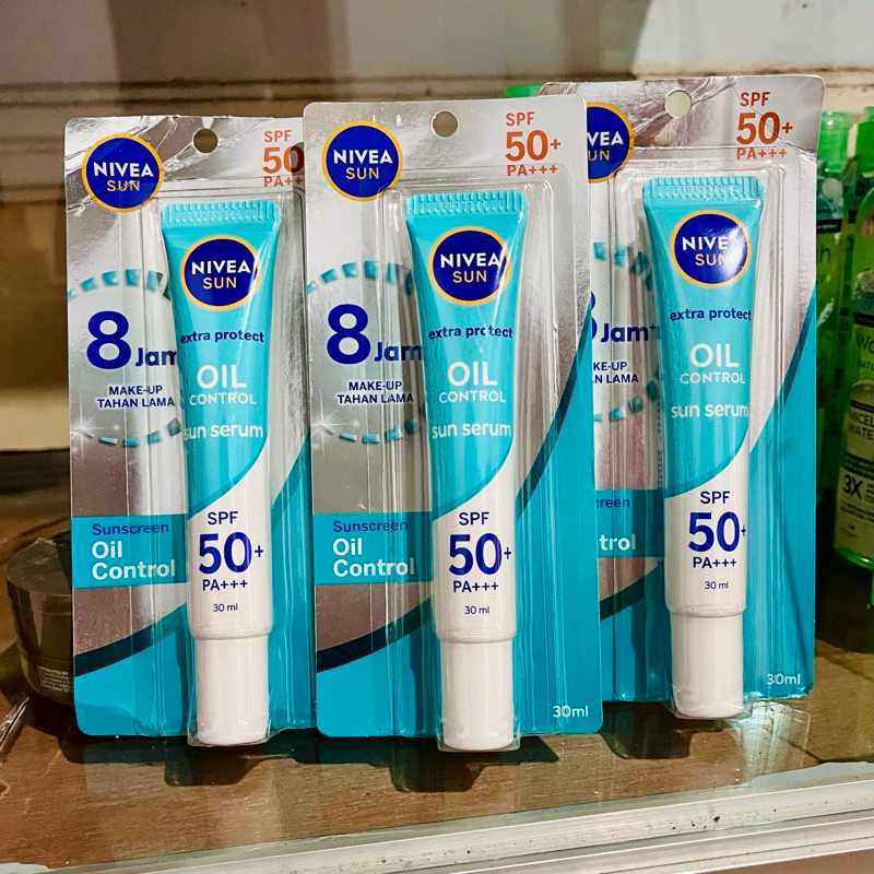 Jual NIVEA Sun Face Serum Spf 50pa+++ Oil Control / Sunscreen Nivea SPF ...