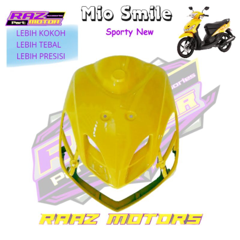 Jual Tameng Depan Yamaha Mio Smile Sporty Warna Kuning tahun 2008 2009 ...