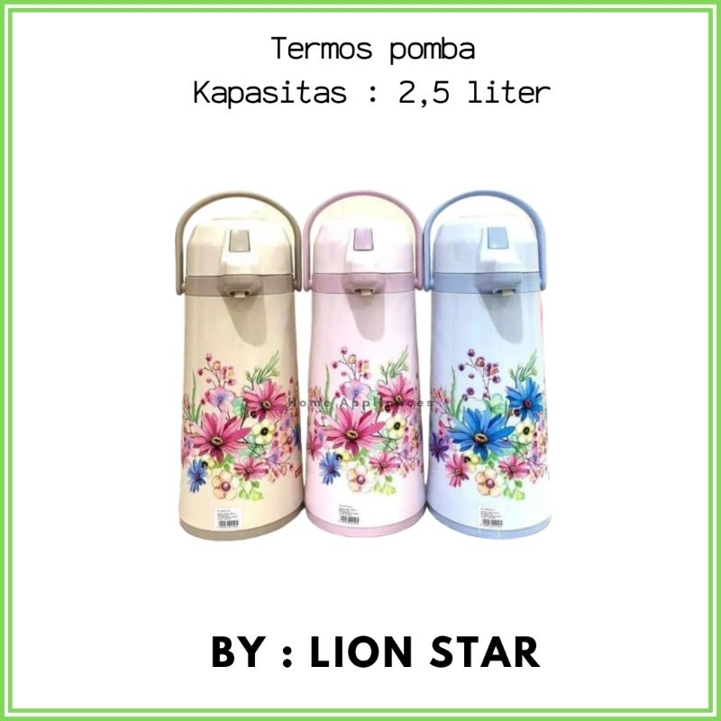 Jual lionstar - Termos Air Panas Pencet 2,5 Liter | Shopee Indonesia