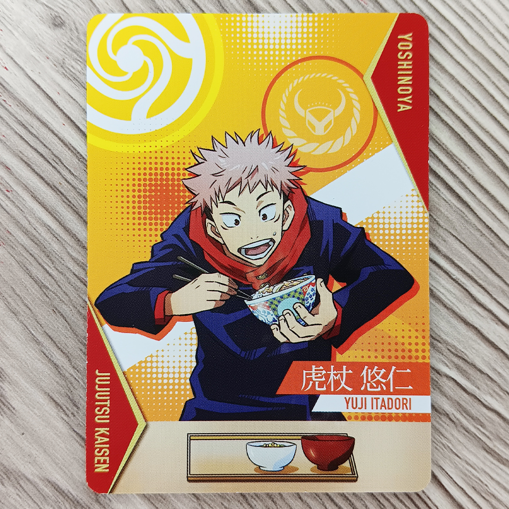 Jual ORIGINAL Yuji Itadori Jujutsu Kaisen Photocard Yoshinoya | Shopee ...
