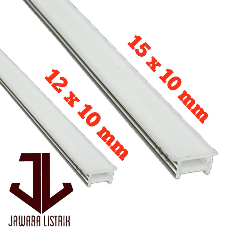 Jual HOUSING FLEKSIBLE COVER LED STRIP MODEL U PANJANG 12X10 15X10 MM ...