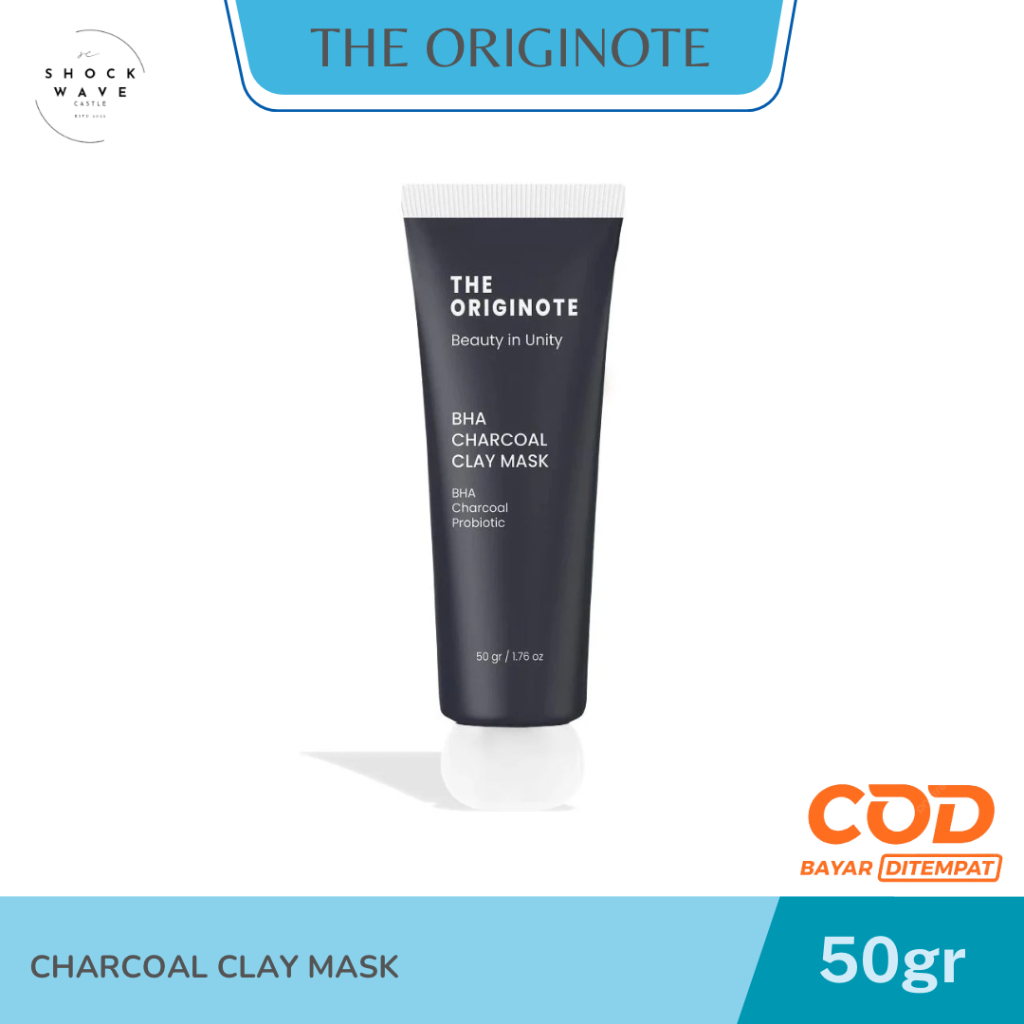 Jual The Originote Charcoal Clay Mask 50gr | Masker Carcoal | Shopee ...