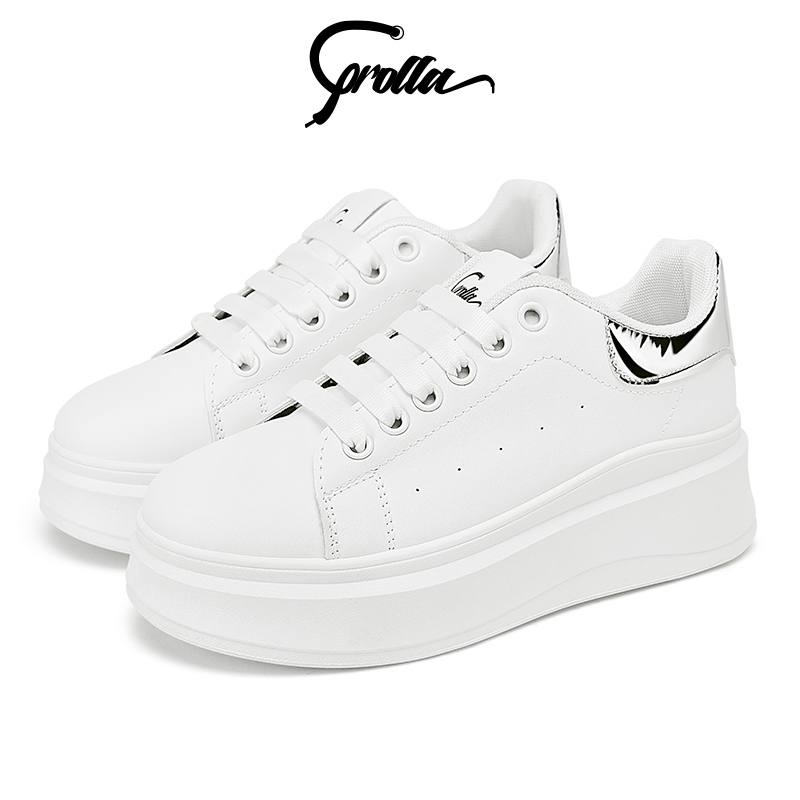 Jual COROLLA Eve Sepatu wanita putih casual sepatu platform tinggi ...