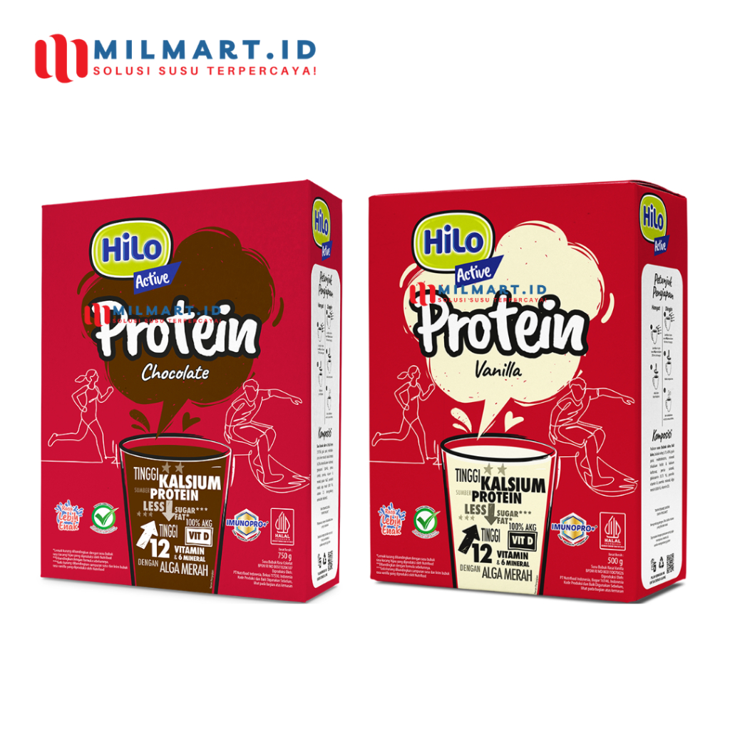 Jual SUSU HILO ACTIVE COKELAT/VANILA 750 G SUSU VANILLA HI LO CHOCOLATE ...